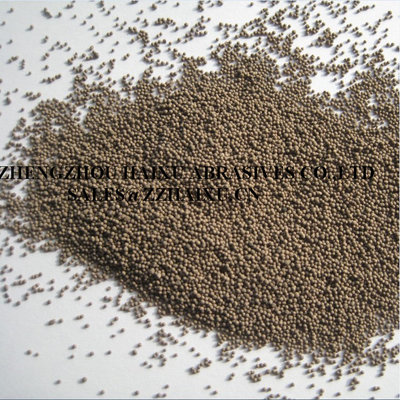 China manufacturer yello round environmental free dust emery sand for glass sandblasting