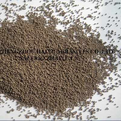 China manufacturer yello round environmental free dust emery sand for glass sandblasting