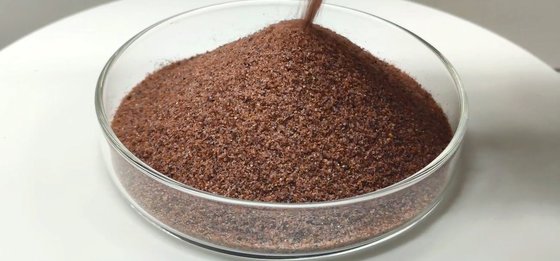 Pink garnet sand waterjet cutting sand 80mesh China exporting