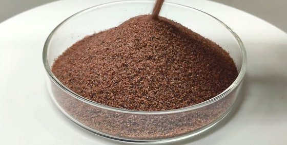Pink garnet sand waterjet cutting sand 80mesh China exporting