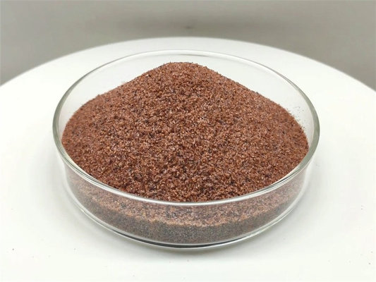 Sea pink garnet sand 80mesh for waterjet cutting and sandblasting China manufacturer