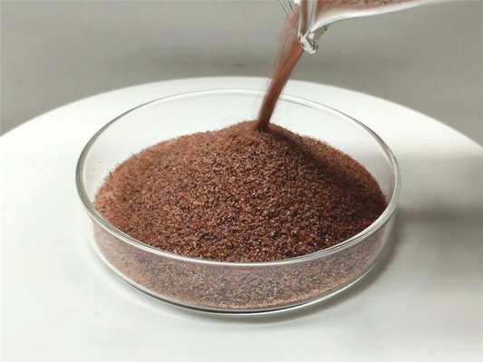 Sea pink garnet sand 80mesh for waterjet cutting and sandblasting China manufacturer