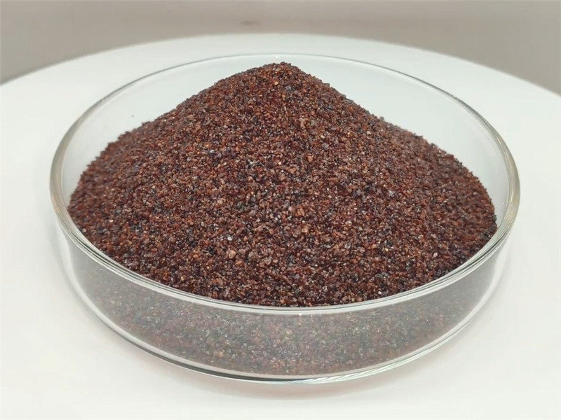 high purity industrial garnet sand 10/20 20/40 30/60mesh for sandblasting china manufacturer hot sale export grade