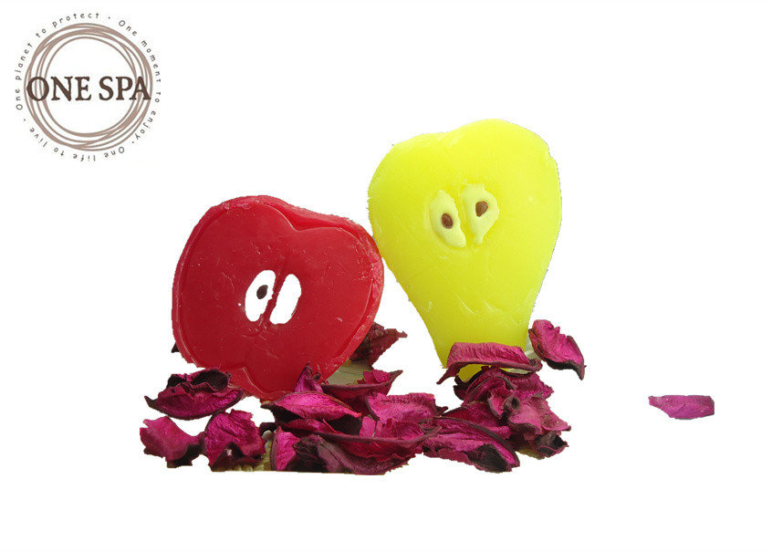 Apple Shape Fruity Perfume Organic Natural Soaps With Essential Oil