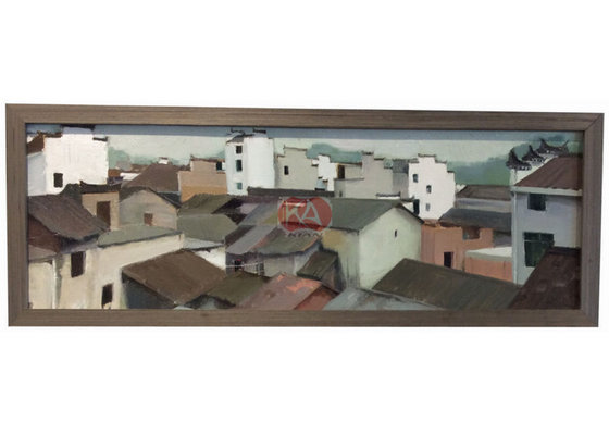 Modern Cityscape hand painted oil painting reproduction , 20x55inch