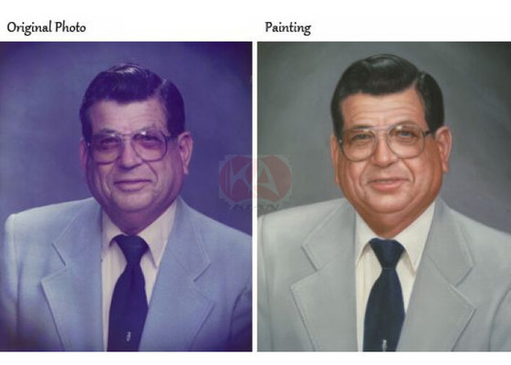 Custom fine art hand painted original portrait oil painting museum quality