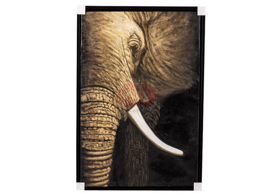 Modern Handmade Pop Animal Oil Paintings , Art Gallery Oil Paintings