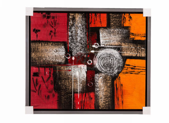 Fir or Pine Stretcher Framed European Arts Abstract Oil Painting For Home Decor