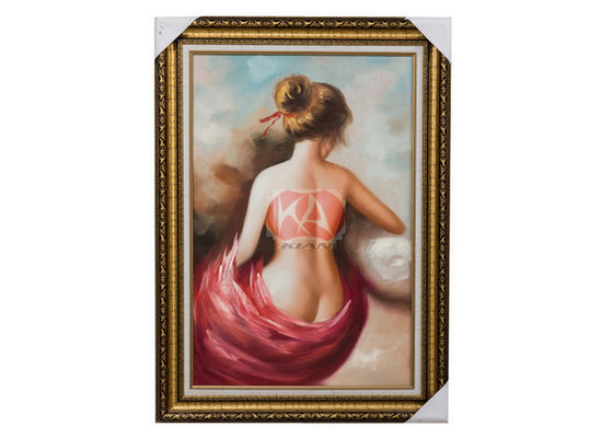 Wall decor living room sexy lady nude back dancer figure oil painting Art