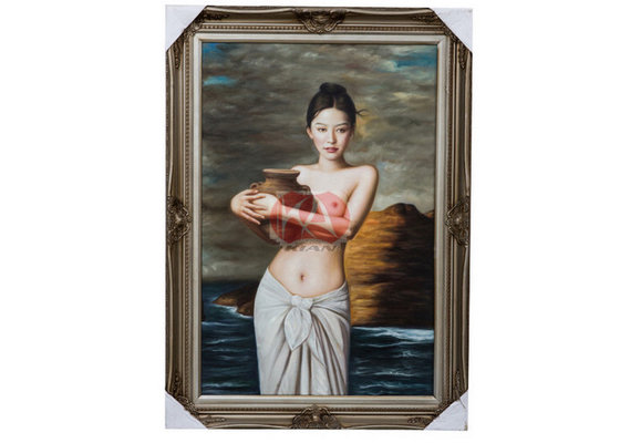 Villa Decorative Impressionist paint nude woman body Figure oil painting on canvas
