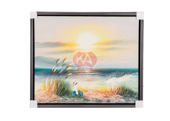 Salon / Museum / Restaurant Abstract Hand Painted Oil Paintings palm mountain