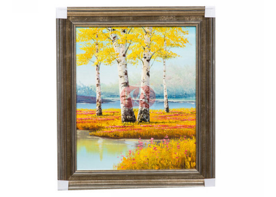 Contemporary abstract tree oil painting scenery , Hand Painted Oil Paintings Art