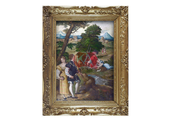 Customized handmade Impressionist girl musical instrument oil painting of violins