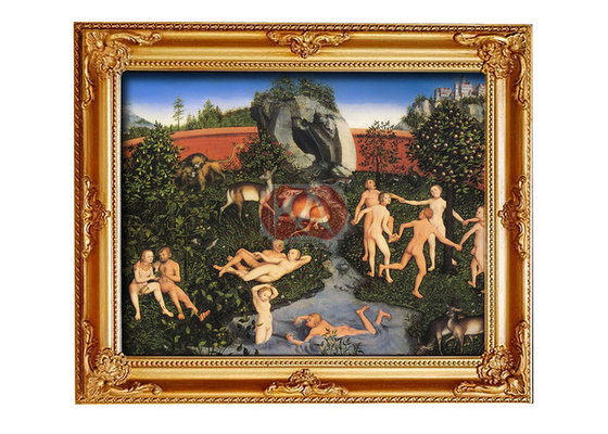Artist Handmade Wall Art Classical Europe Art Oil Painting Paradise Angels