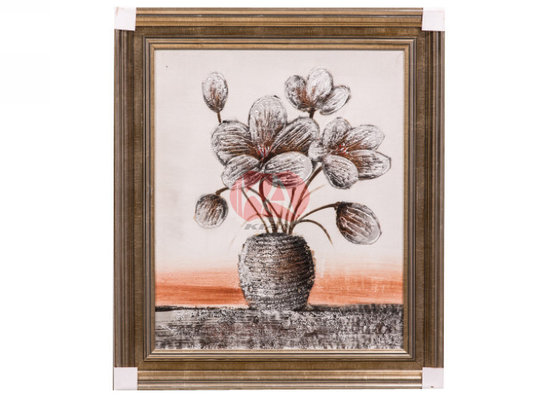 Home Bedroom Beauty Wall Decor flowers Framed oil paintings of still life