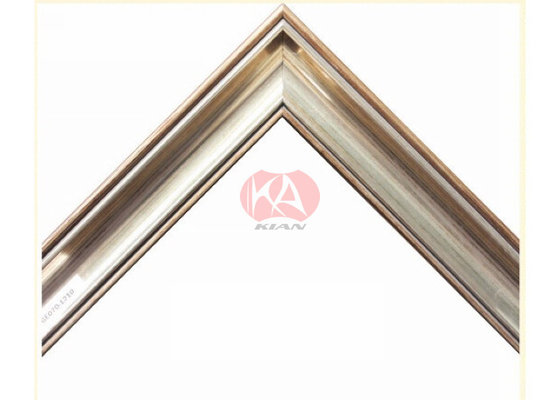 Apartment / Villa Decorative Wood Oil Painting Frames Mouldings Mirror Frame Sticks