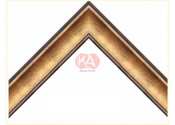 Apartment / Villa Decorative Wood Oil Painting Frames Mouldings Mirror Frame Sticks