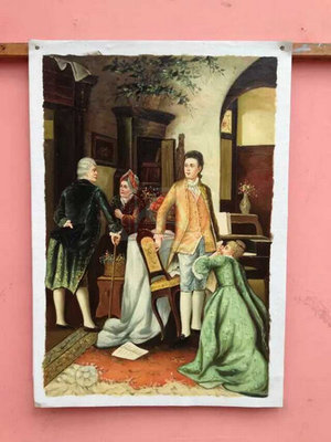 Handpainted Impression Famous Reproduction Canvas Figure Oil Painting