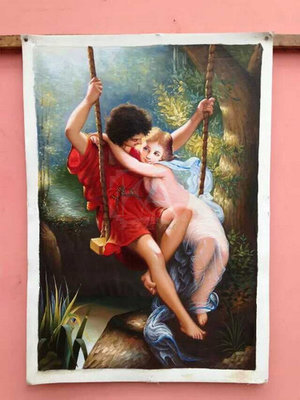 Handpainted Impression Famous Reproduction Canvas Figure Oil Painting