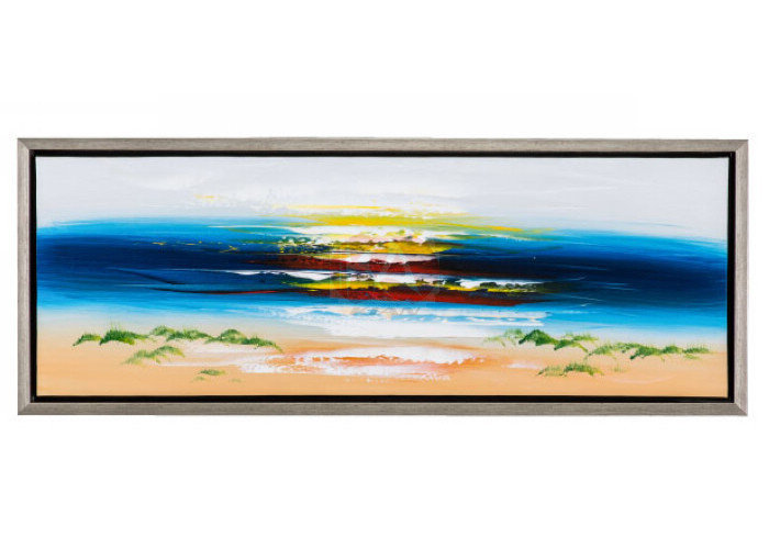 Villa Family Decorative Canvas Custom oil paintings hand painted 40x120cm