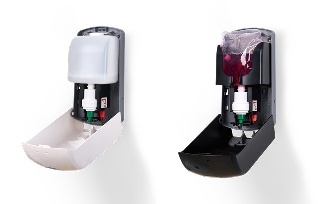 1000ml Wall Mount Bathroom Hand Soap Dispenser , battery operated hand soap dispenser with Refillable Bottle
