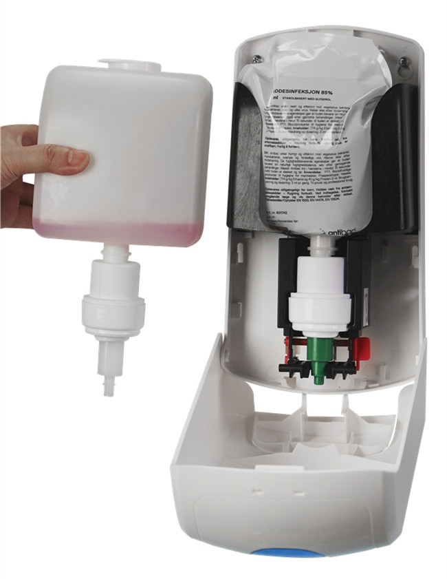 1000ml Wall Mounted Manual Soap Dispenser , Refillable hand soap foam dispenser
