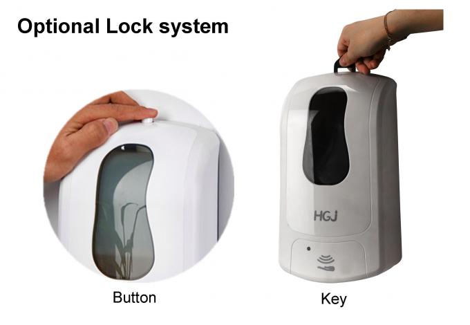 Wall Mounted Automatic Bathroom Hand Soap Dispenser Black 1000ML Capacity