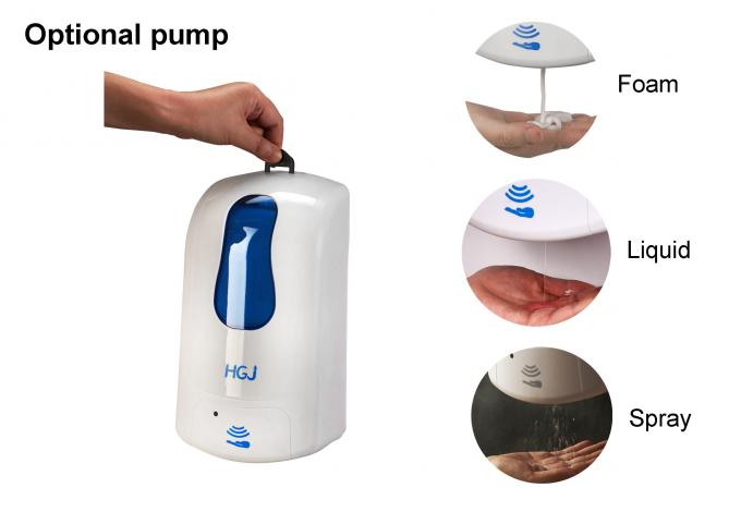 Wall Mounted Automatic Bathroom Hand Soap Dispenser Black 1000ML Capacity