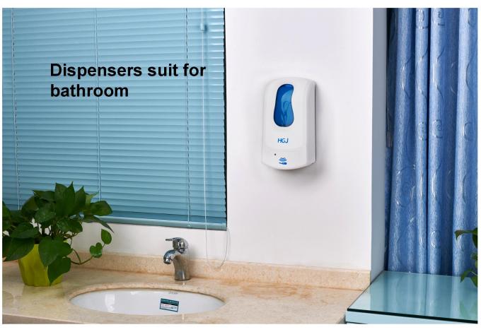 Power Saving Commercial Bathroom Hand Soap Dispenser With Refillable Bottle