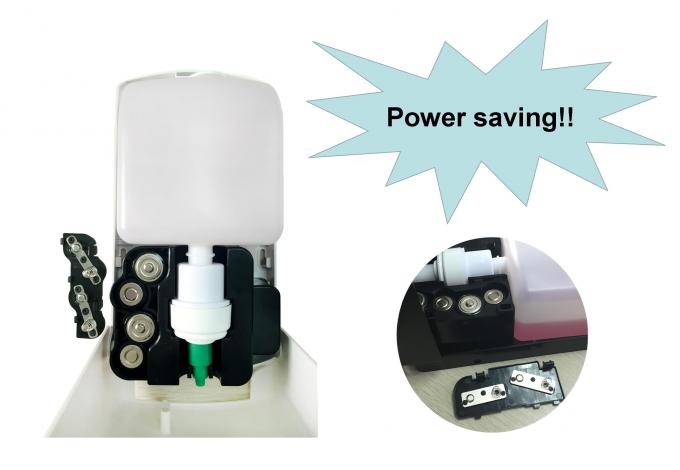 Long Battery Life Hand Wash Liquid Dispenser Black Touch Free Hand Soap Dispenser