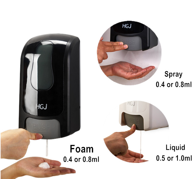 Refilling foaming soap dispenser hands free foam soap dispenser  for home