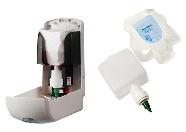 Plastic ABS Foam Commercial Hand Soap Dispenser For Public Washroom / Bathroom