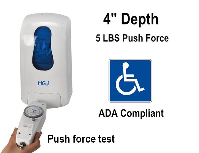 Key Lock Commercial Foam Sanitizer Dispenser ,  hand sanitiser dispenser Manual Anti - Leak For Hand