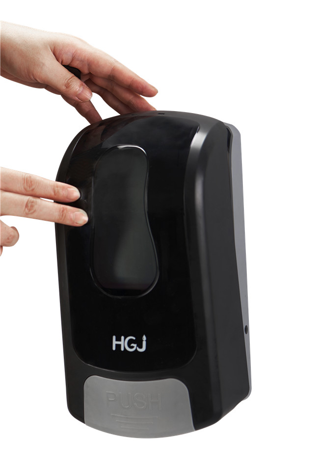 Plastic Bathroom Wall Mounted Pump Soap Dispenser 278H×154W×100D mm