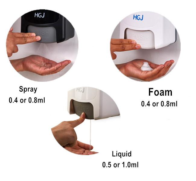 1L Commercial Hand Soap Dispenser , Robust Liquid Hand Wash Dispenser