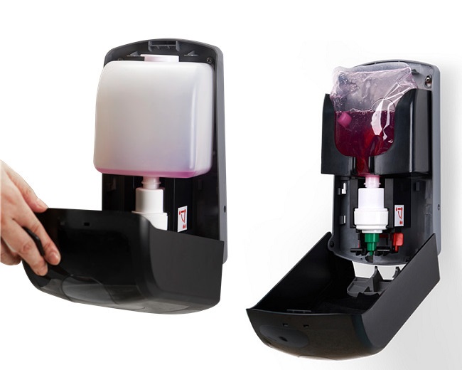 1 Liter Patent design adjustable dose ADA compliant foam soap dispenser with big window