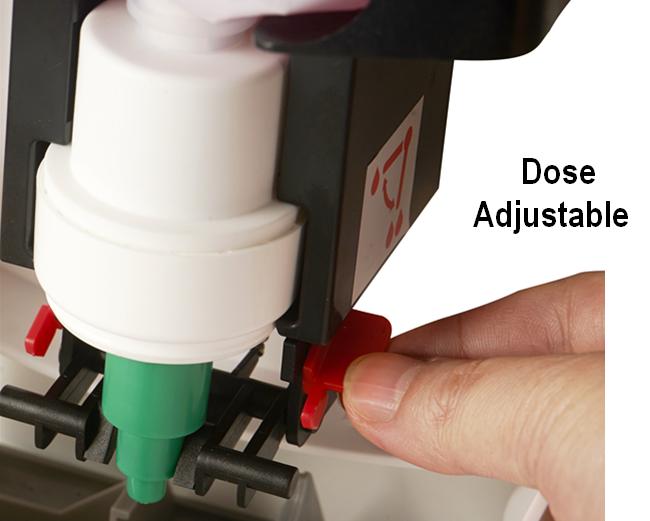 1 Liter Patent design adjustable dose ADA compliant foam soap dispenser with big window