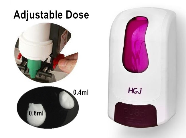 Dia 55mm Foaming Hand Wash Dispenser commercial foam soap dispenser