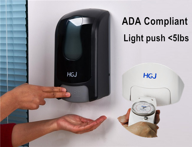 Hand Wash Liquid Dispenser Black  Wall Mounted Soap Dispenser For The Home