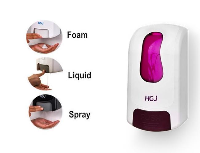 Optional Catridge Foaming Bathroom Hand Soap Dispenser , infrared soap dispenser wall mounted
