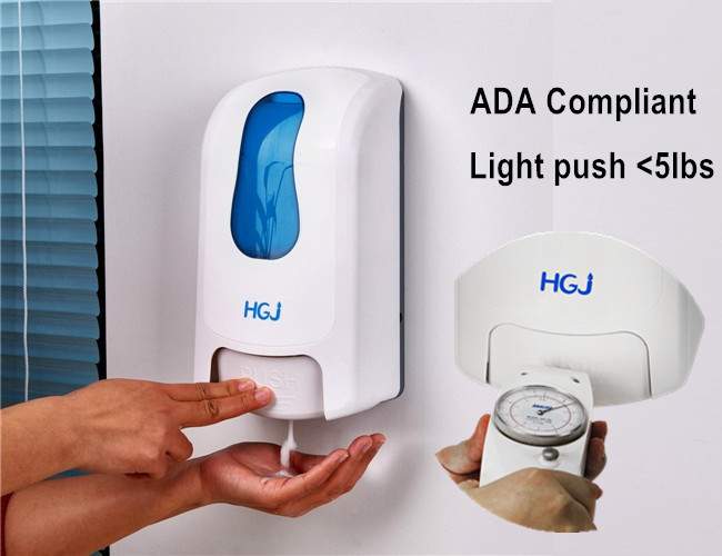 Optional Catridge Commercial Foaming Hand Soap Dispenser Home 0.4ml Foam Dose