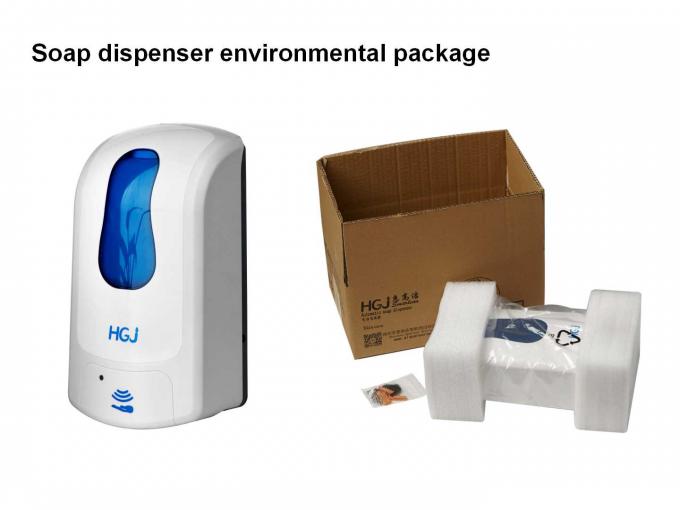 Liquid Wall Mounted Hands Free Soap Dispenser , automatic sanitizer dispenser With Disposable Bag