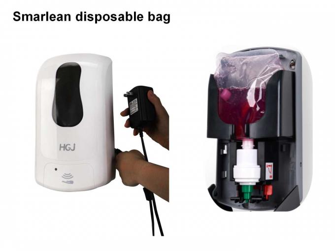 Red Refillable Liquid Hand Soap Dispenser Kitchen With Disposable Bag