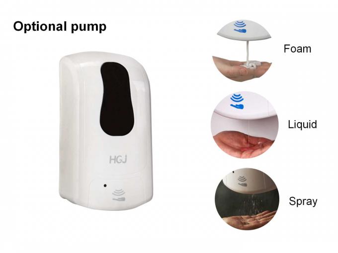 1000ml Black Touchless Automatic Liquid Soap Dispenser , commercial liquid soap dispenser