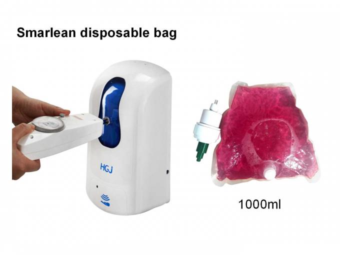 1000ml Black Touchless Automatic Liquid Soap Dispenser , commercial liquid soap dispenser