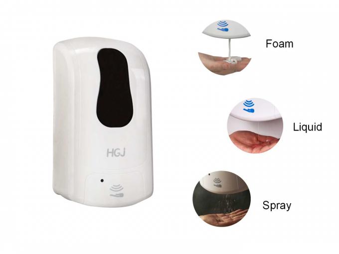White Decorative Refillable Hand Soap Dispensers Automatic For Kitchen