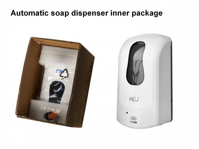 Big Window Wall Mounted Foam Soap Dispenser , Automatic Hand Wash Dispenser