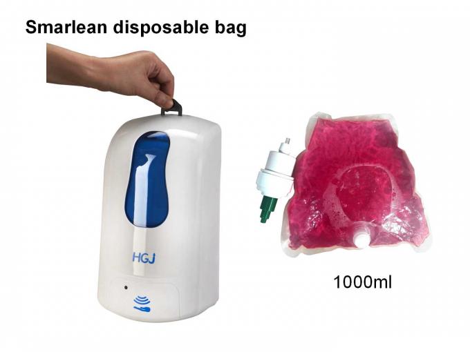 Big Window Wall Mounted Foam Soap Dispenser , Automatic Hand Wash Dispenser