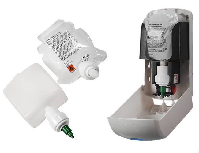 Wall mounted foam soap dispenser , Hand Press Plastic Foaming Soap Dispenser