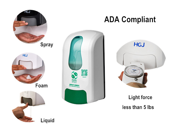 1000 ml Refillable Wall Hanging Soap Dispenser , Hand Wash Liquid Dispenser